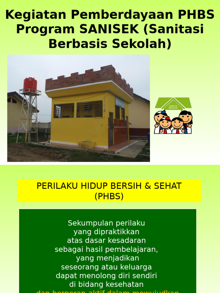 Materi Phbs Program Sanisek 2022 | PDF