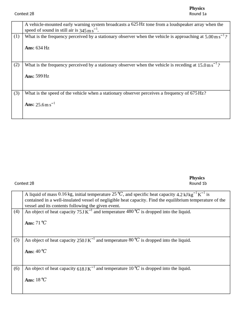 Physics - 2023 | PDF