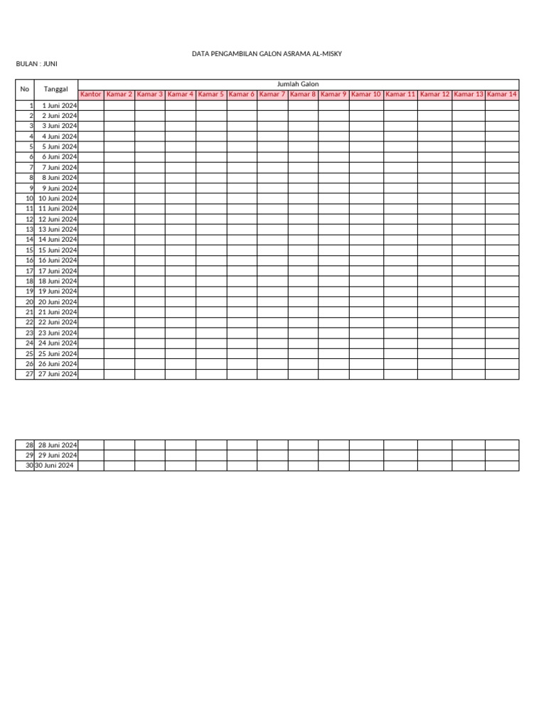 Contoh Form | PDF