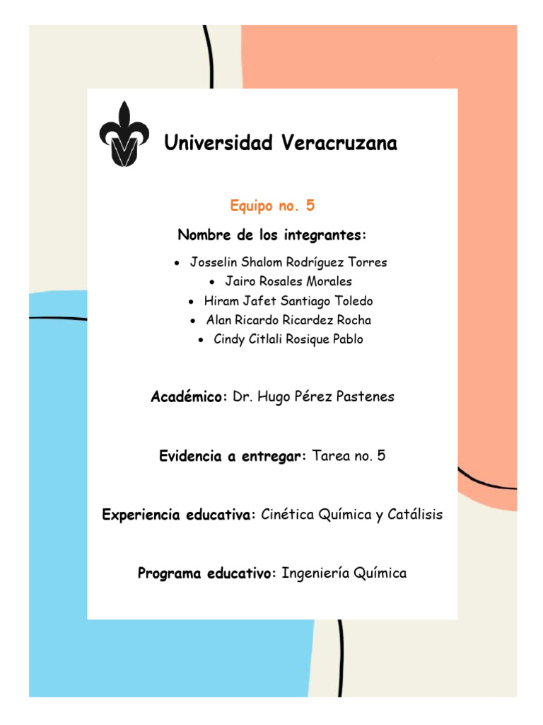 Tarea 5 - Equipo 5 - CQC | PDF