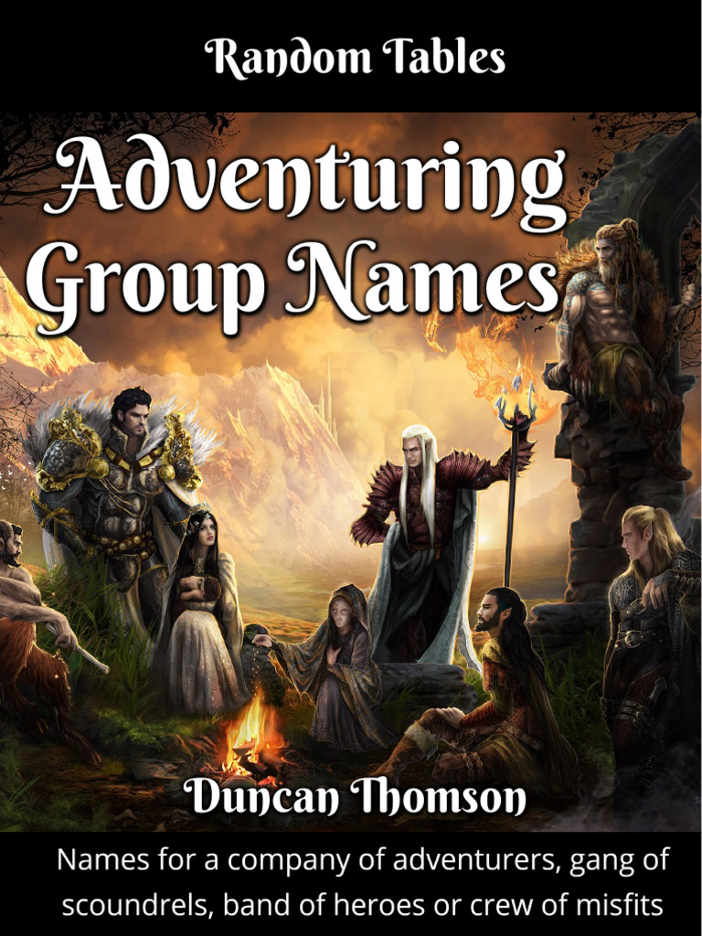 Adventuring Group Names 1 0 | PDF
