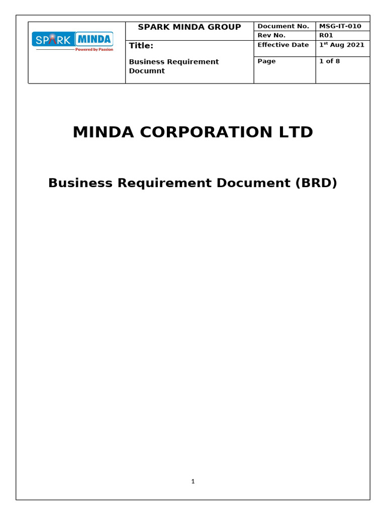 Tool Life Monitoring BRD for SAP | PDF