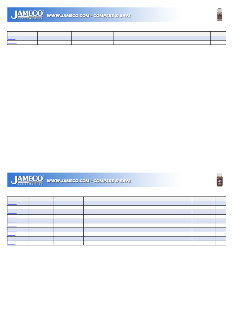 Jameco TEST-MEASUREMENT-CATEGORY | PDF | Soldering | Metals