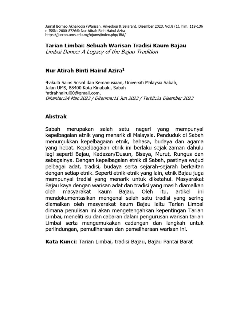 08.+jba Tarian Limbai | PDF