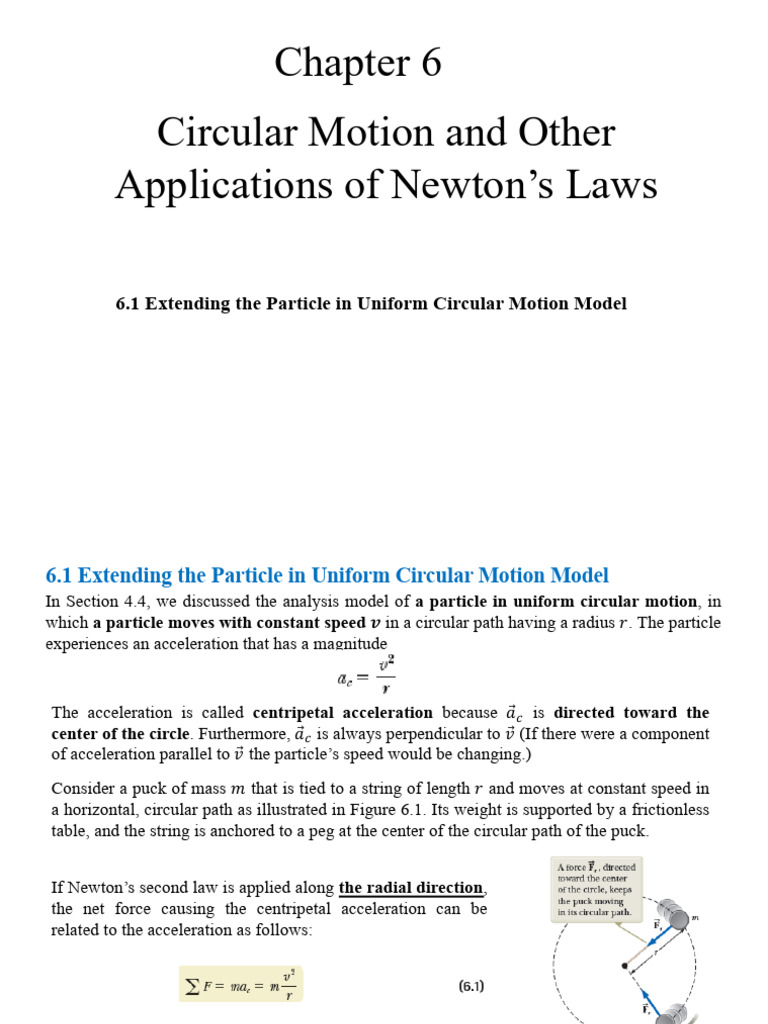 Chapter 6 Physics 101 | PDF