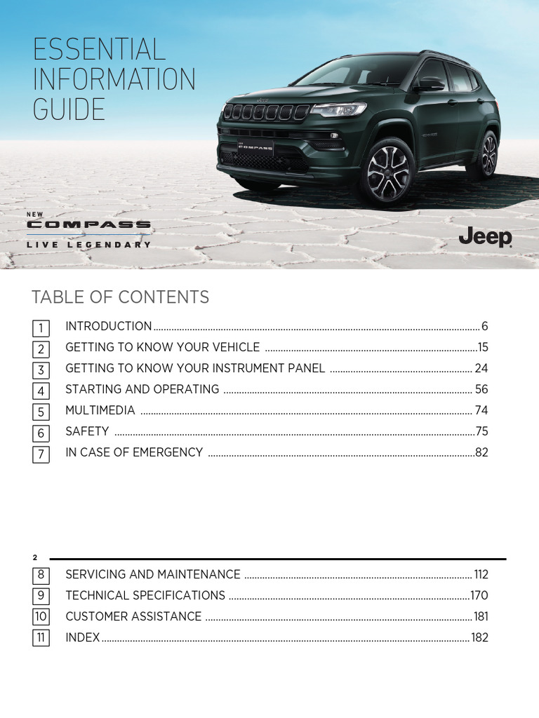 Jeep2 Essential Information Guide | PDF | Traffic Collision | Transport