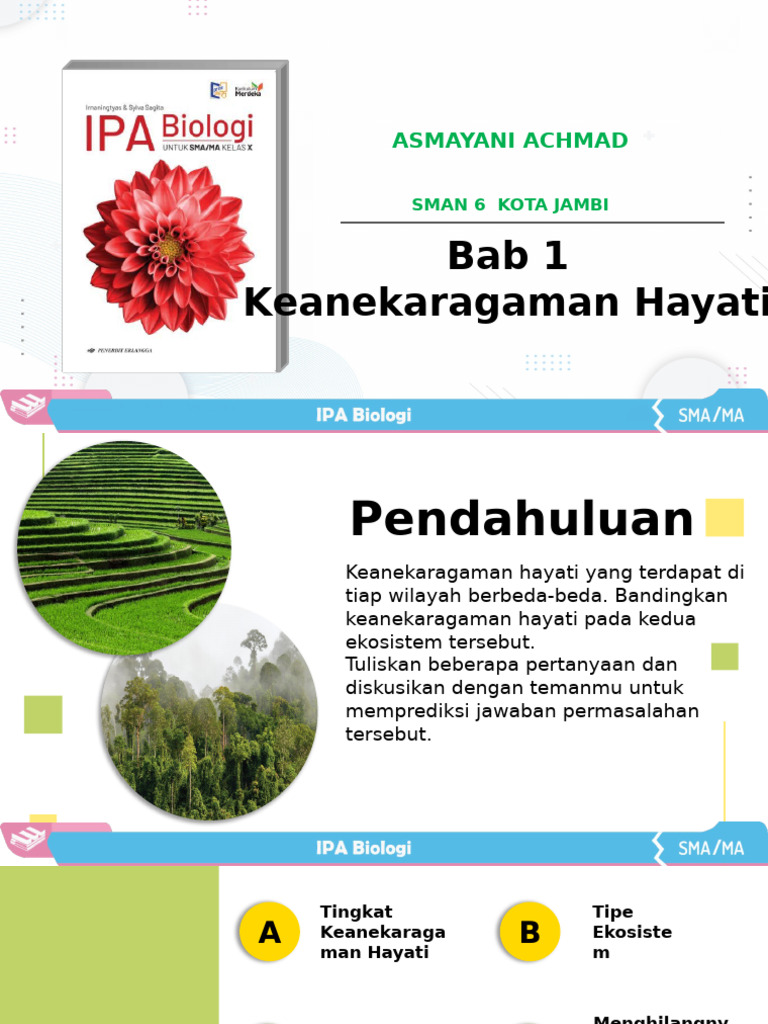 Bab 1 IPA Biologi Kelas X Kur Merdeka | PDF