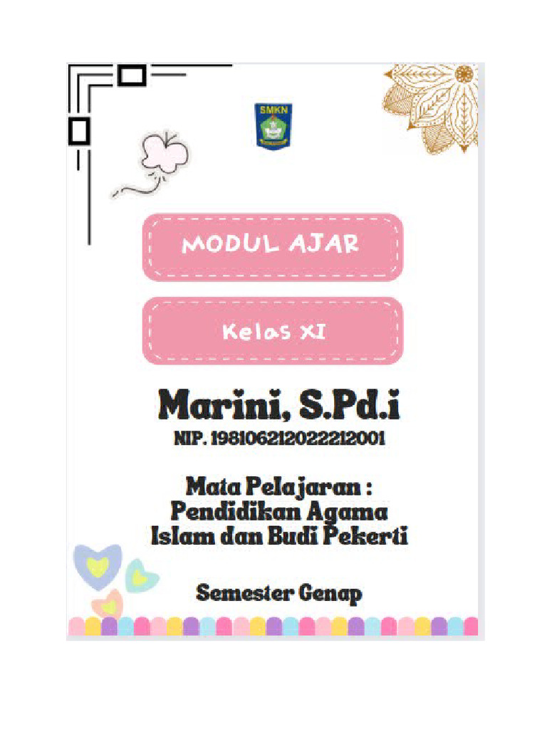 MODUL AJAR XI PI - Salin | PDF