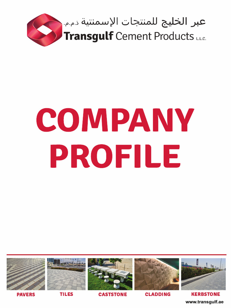 Transgulf Cement Products - Company Profile-1 | PDF