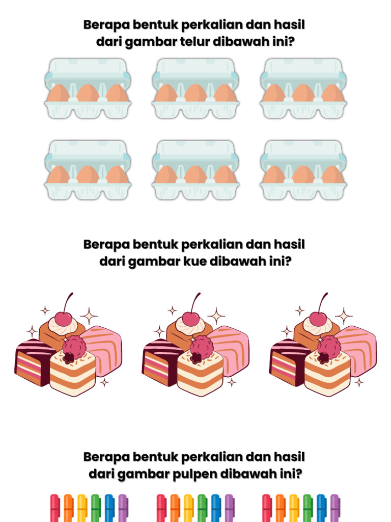 Berapa Bentuk Perkalian Dan Hasil | PDF