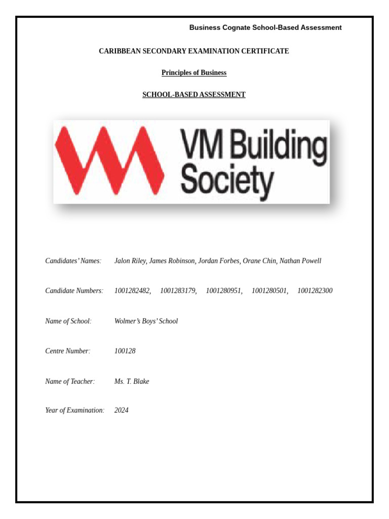 CSEC Principle of Business, Principles of Accounts, Economics SBA ...