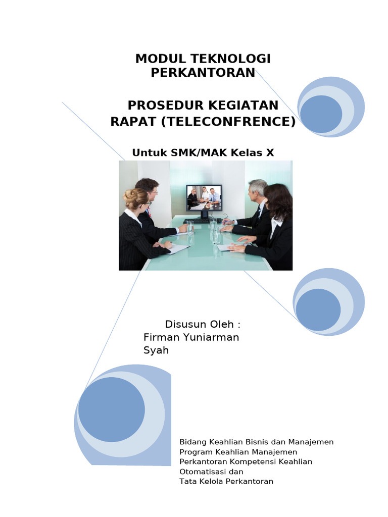 Modul Teleconference | PDF | Web Conferencing | Computers