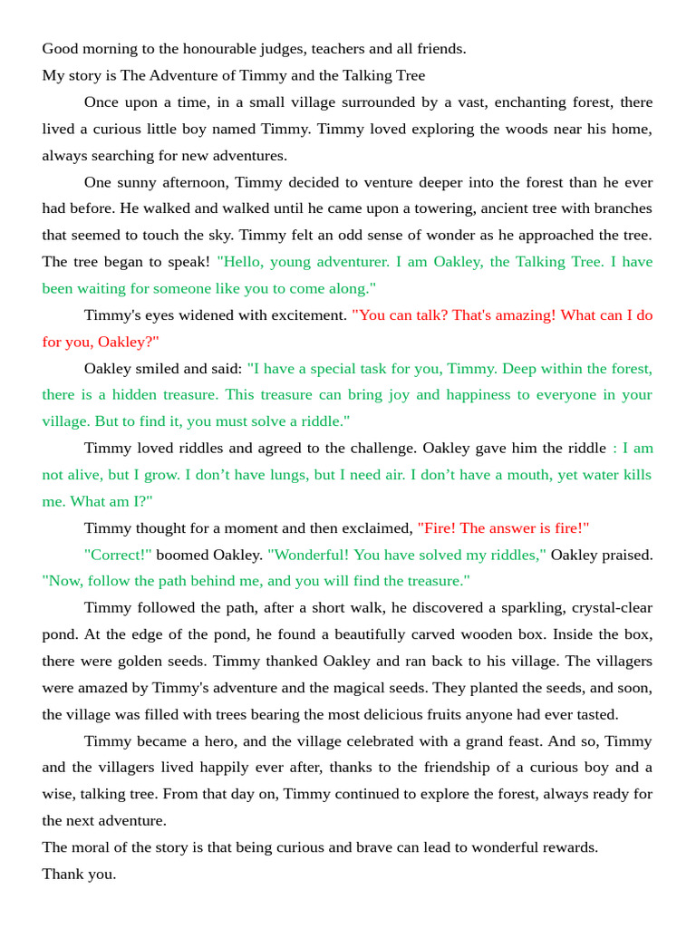 English Story Year 2 2 | PDF | Art | Poetry