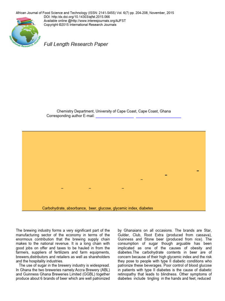 Carbohydrate Test | PDF
