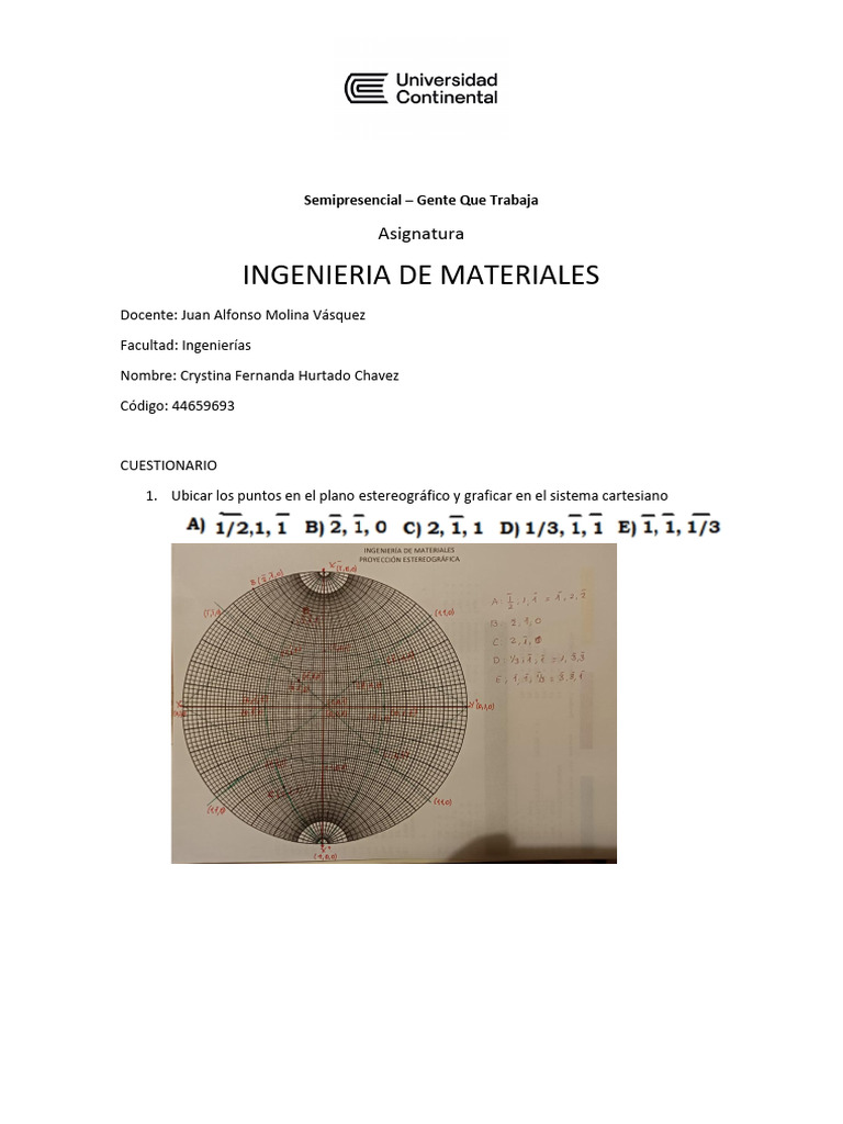C1 - Ing. Materiales | PDF