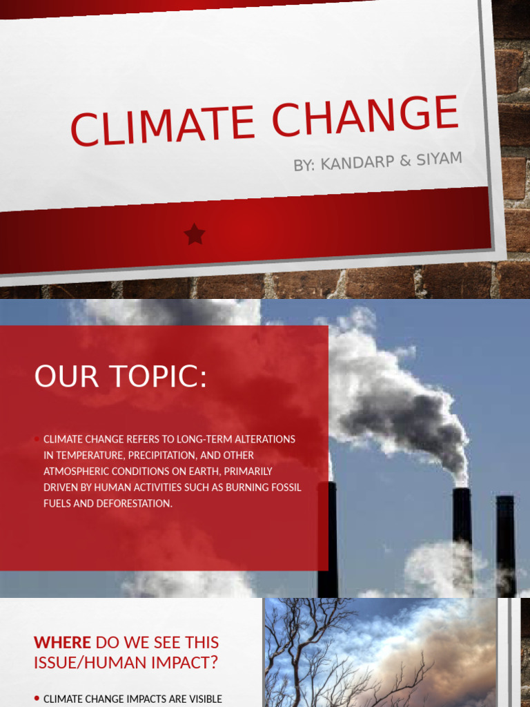 Human Impact Climate Change | PDF | Climate Change | Human Impact On ...