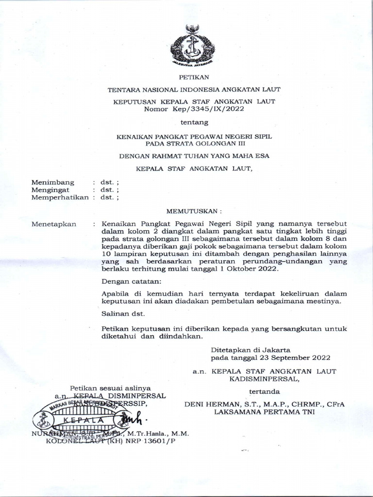 Skep Tingkat Iiid | PDF