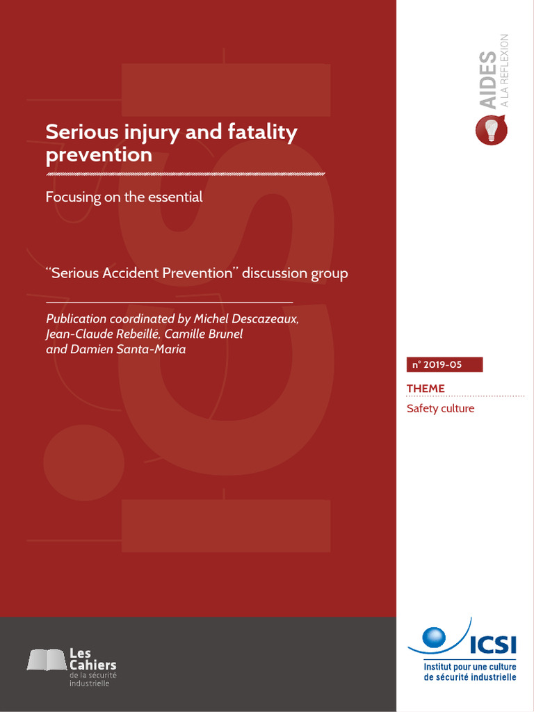 SERIOUS INJURY AND FATALITY PREVENTION (SIFs) | PDF | Risk ...