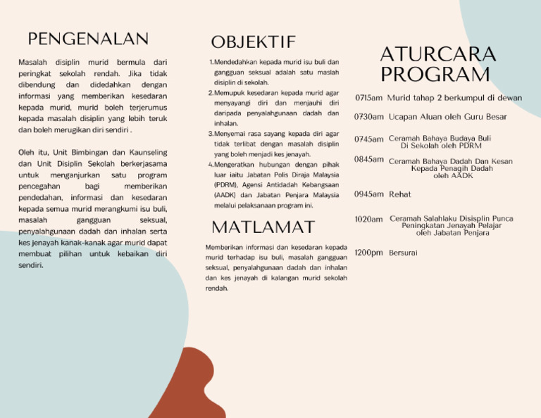 Pamplet Program Sayangi Diri 2024 | PDF