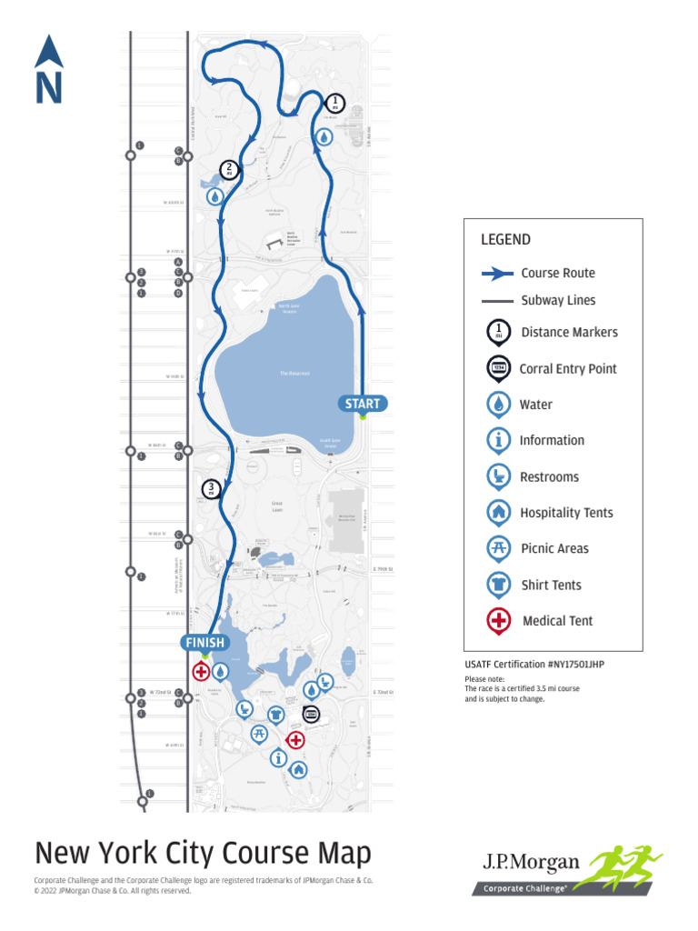 2022 JPMCC NYC Course Map | PDF