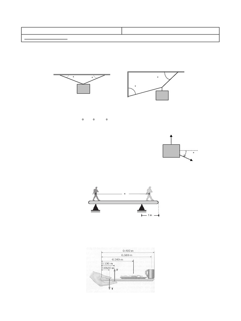 Trabajo Practico 1 - Estatica | PDF