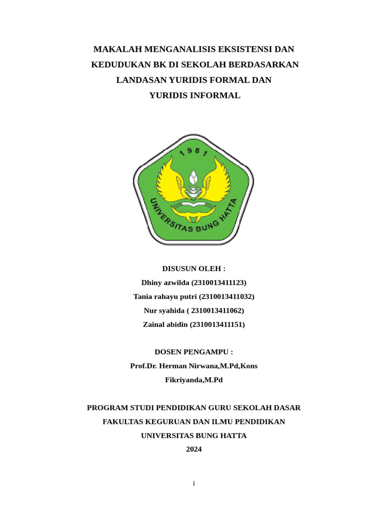 Makalah Kelompok 2 Bimbingan Konseling | PDF