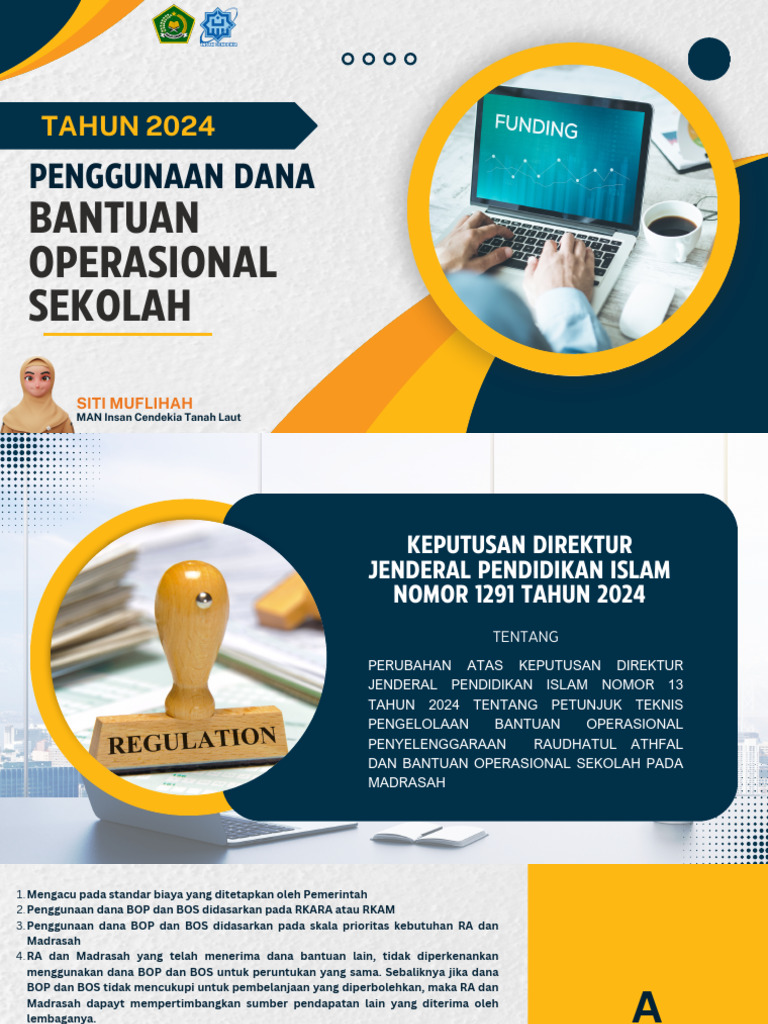 Penggunaan Dana Bos - Siti Muflihah | PDF