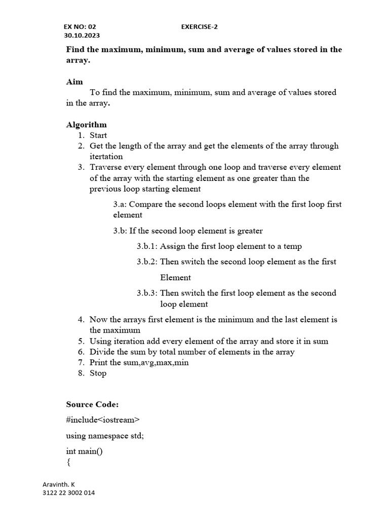 Exercise 2RECORD | PDF