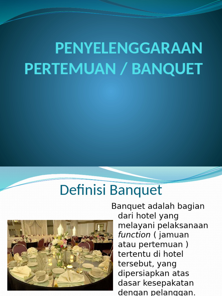 Banquet Hotel | PDF | Cuisine | Meal