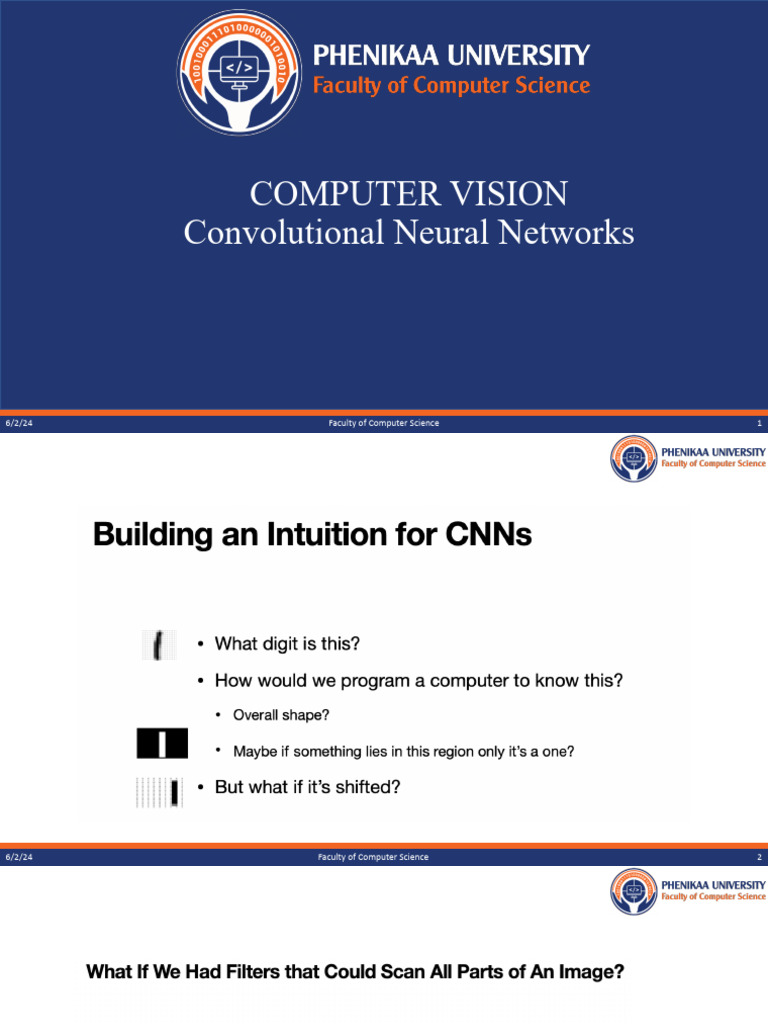 Convolutional Neural Networks (CNNS) | PDF