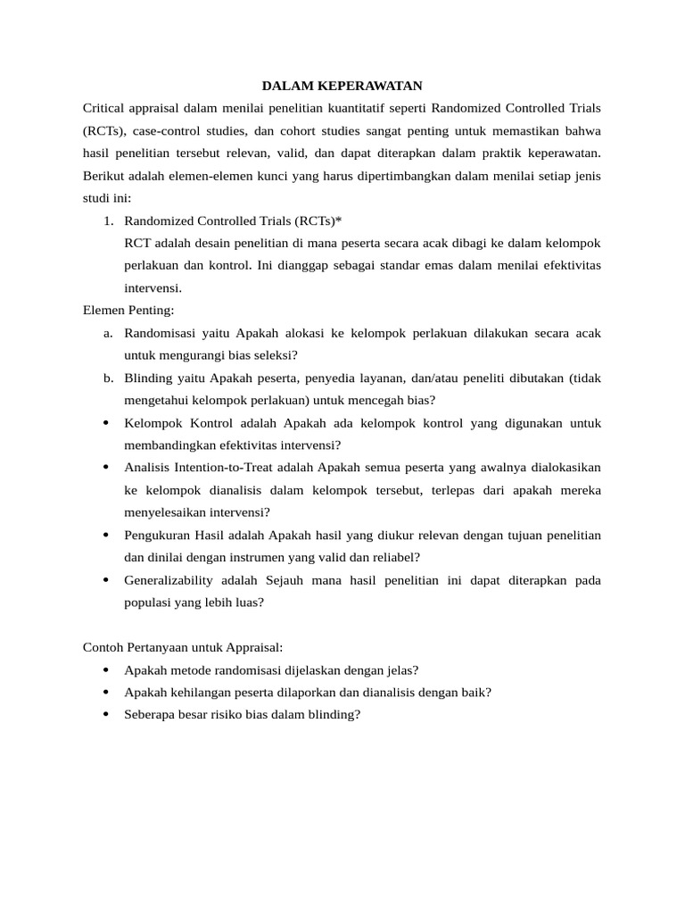 Materi RCT EBN | PDF | Randomized Controlled Trial | Empiricism