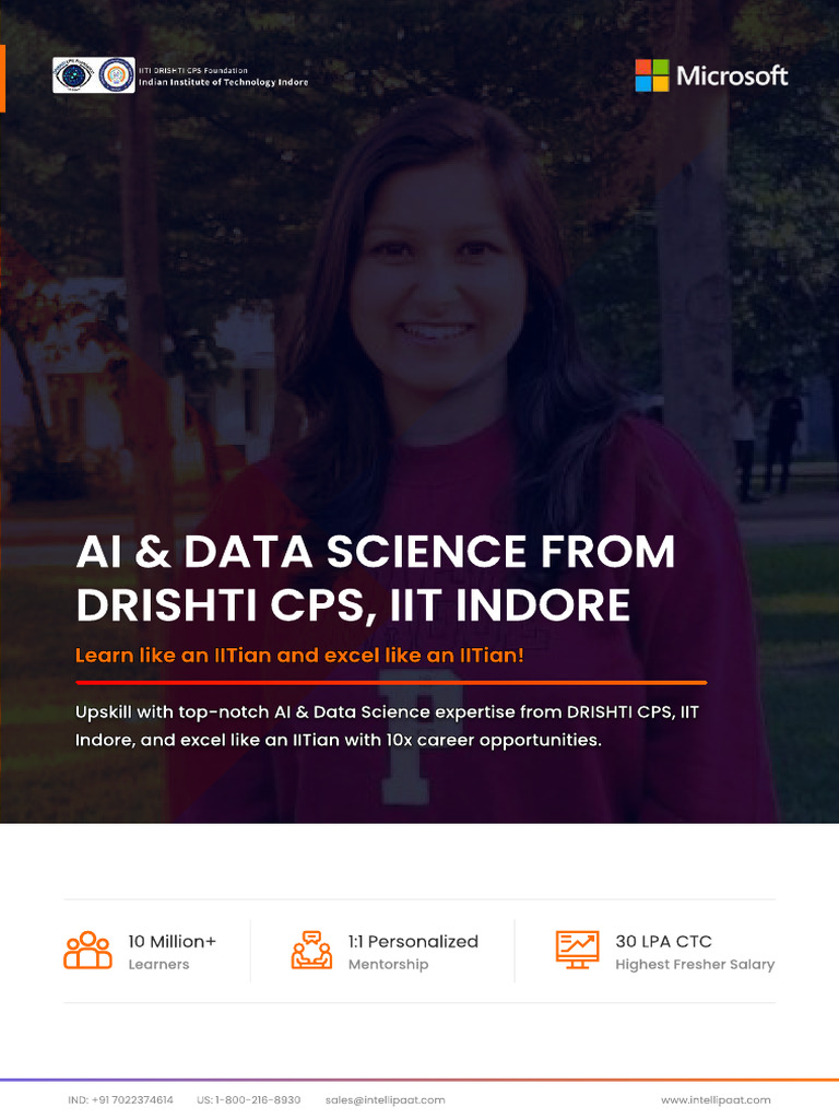 Professional Certification Program in AI and Data Science Brochure | PDF