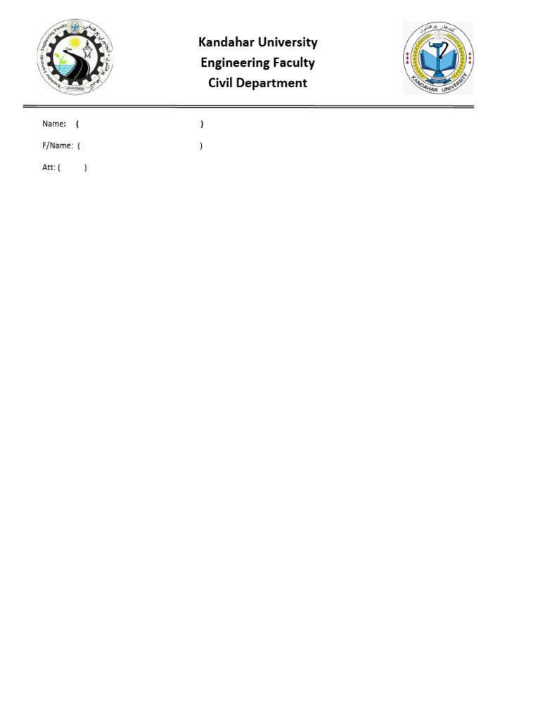 Assignment Sheet (Pavement) | PDF