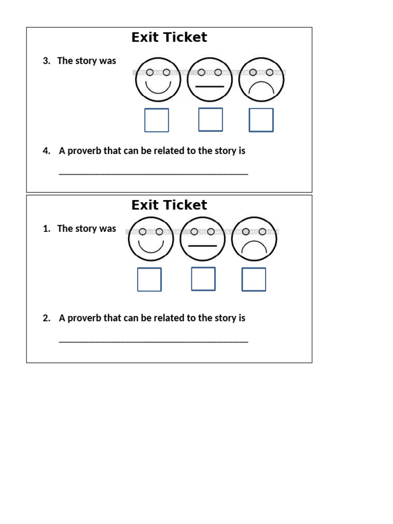 Exit Ticket | PDF | Foreign Language Studies