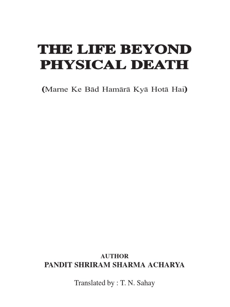 The Life Beyond Physical Death | PDF | Heaven | Soul