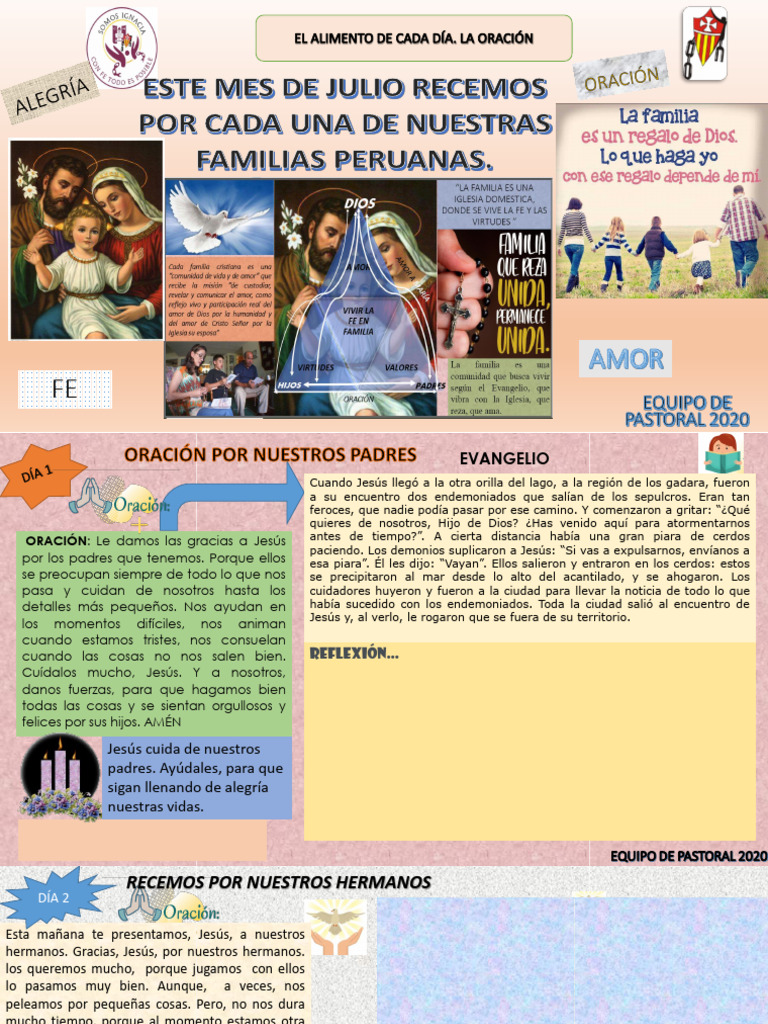 Oración Julio 2020 | PDF