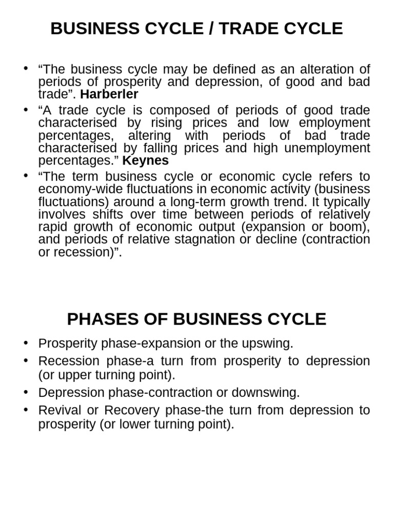 Business Cycle | PDF