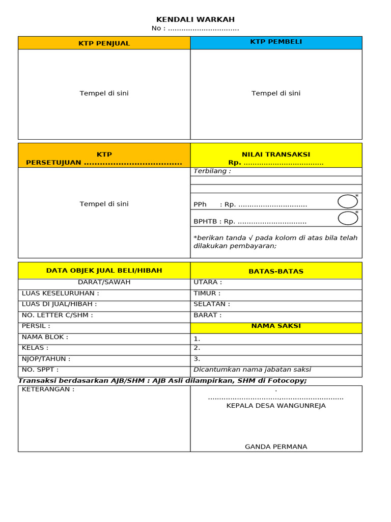 Kendali Warkah 2023 | PDF