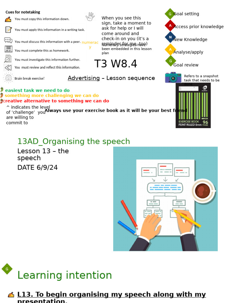 13AD Organising The Speech | PDF