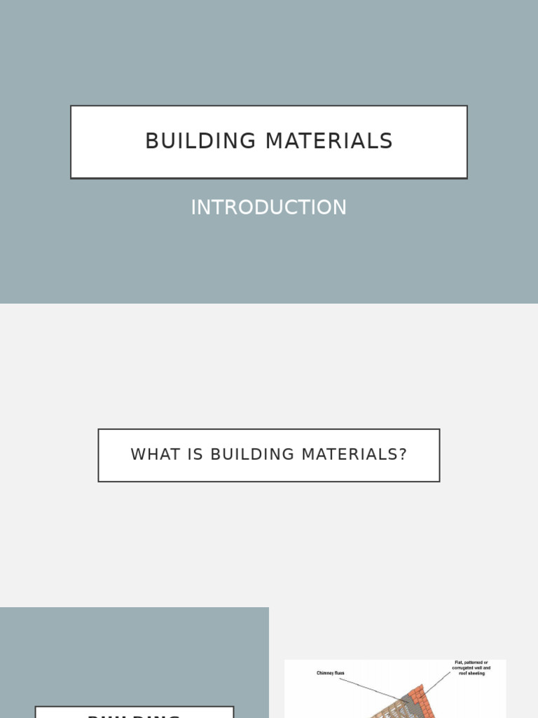 Building Materials | PDF