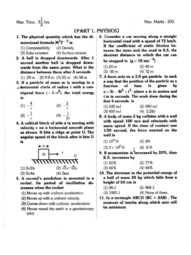 AIIMS Solved Paper 2000 | PDF