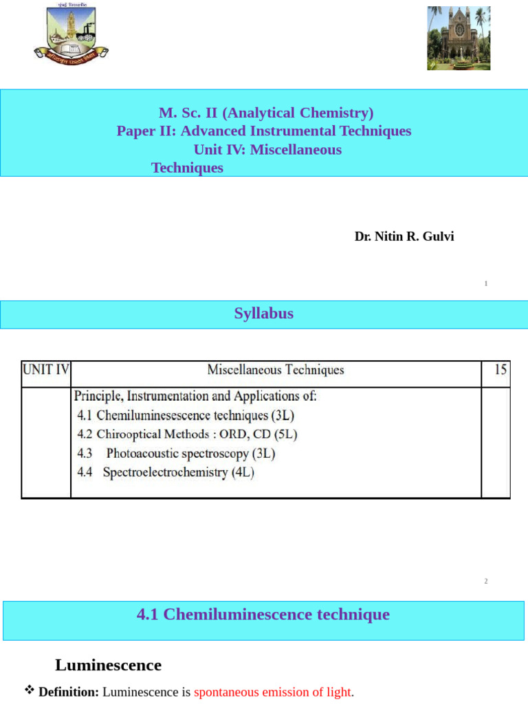 Sem 3 Paper2 Unit4 Miscellaneous Techniques-1 | PDF