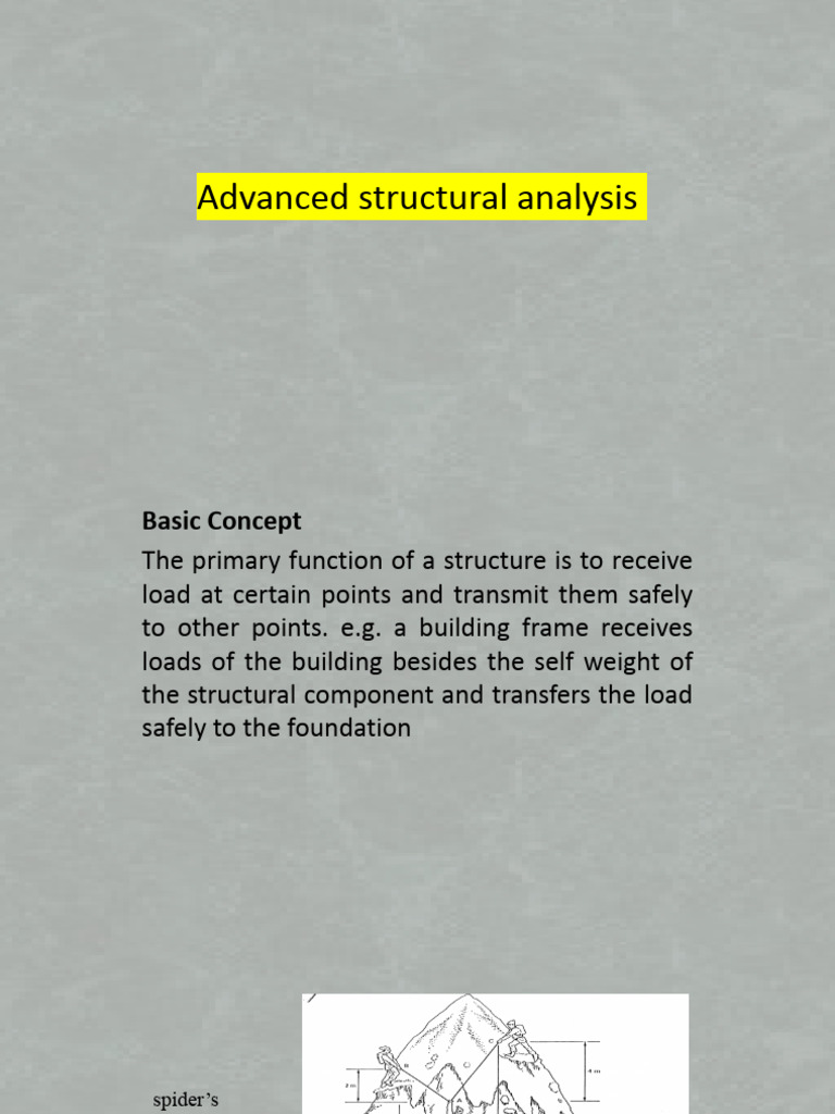 Advanced Structural Analysis | PDF