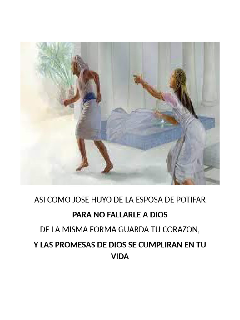 Asi Como Jose Huyo de La Esposa de Potifar | PDF