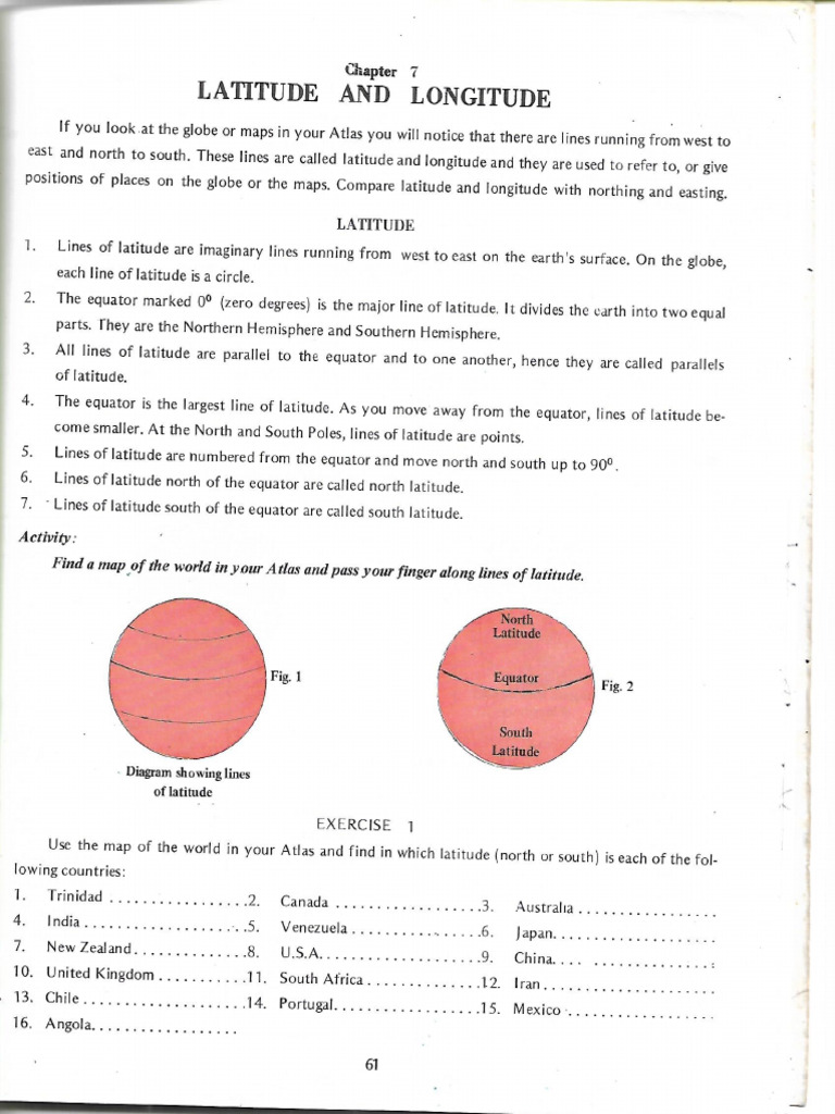 Latitude and Longitude Workbook | PDF