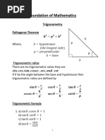 Trigonometry Formulas Class11 12 JEE | PDF