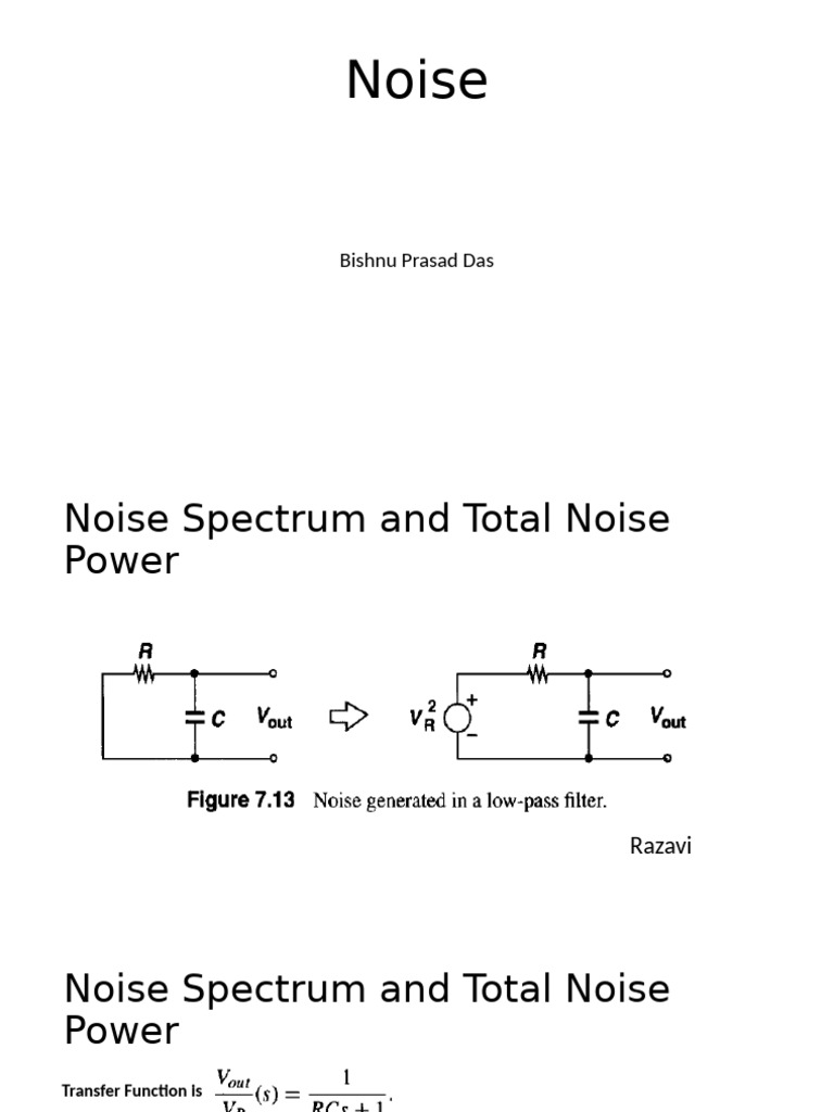 Noise | PDF