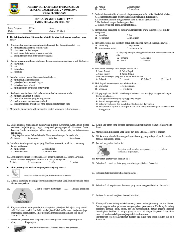 2.4. Master Soal PPKN | PDF