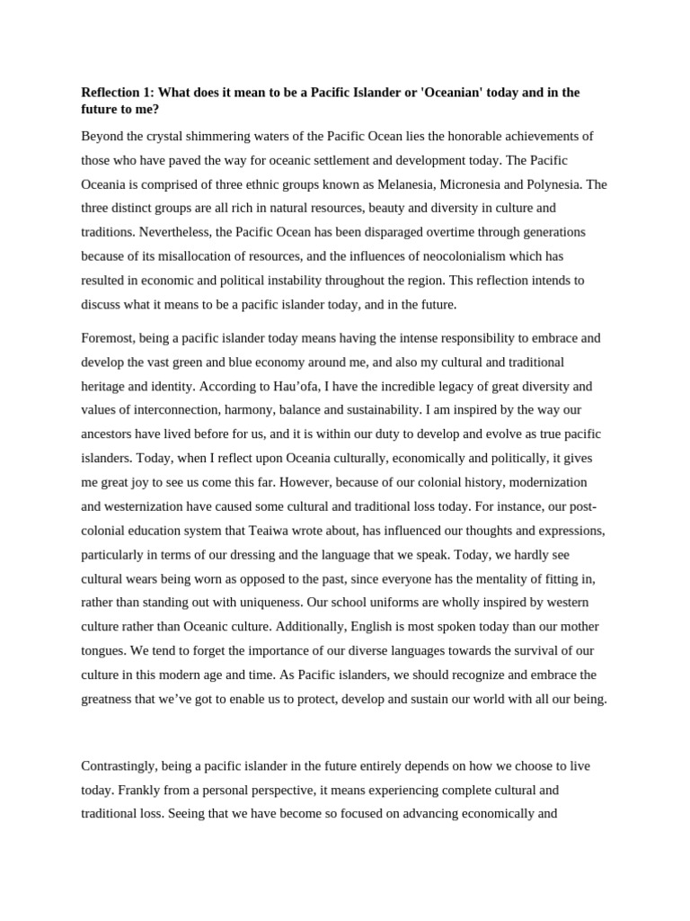 Uu204 Reflection 1 | PDF