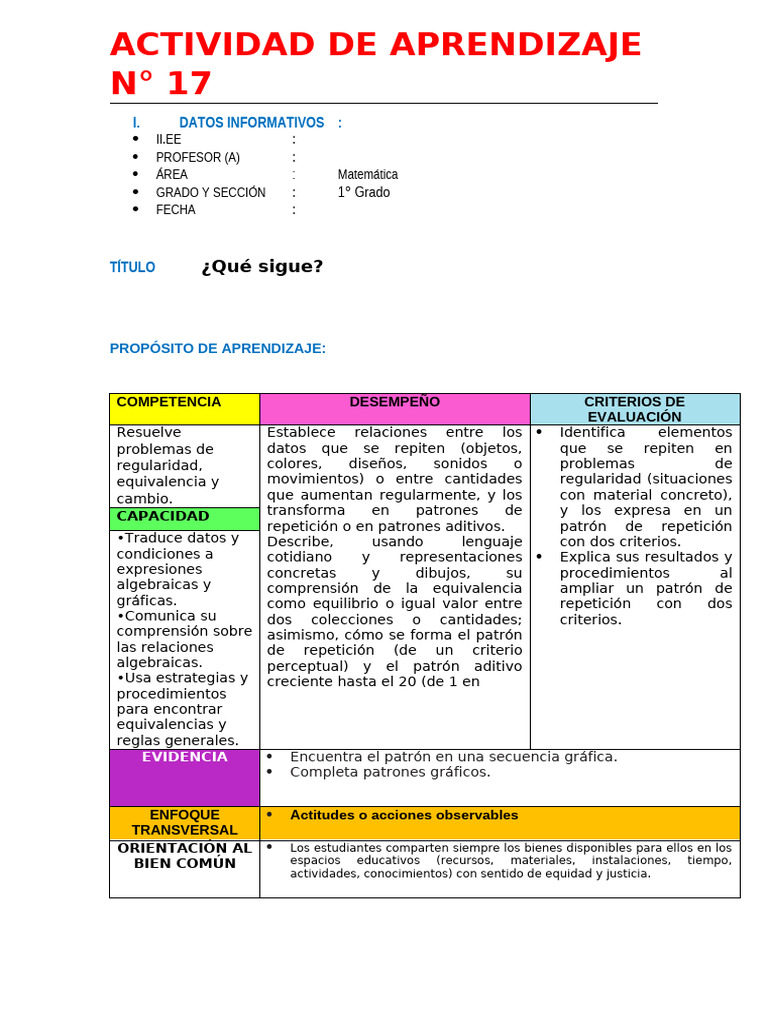 Sesión ¿Qué Sigue | PDF